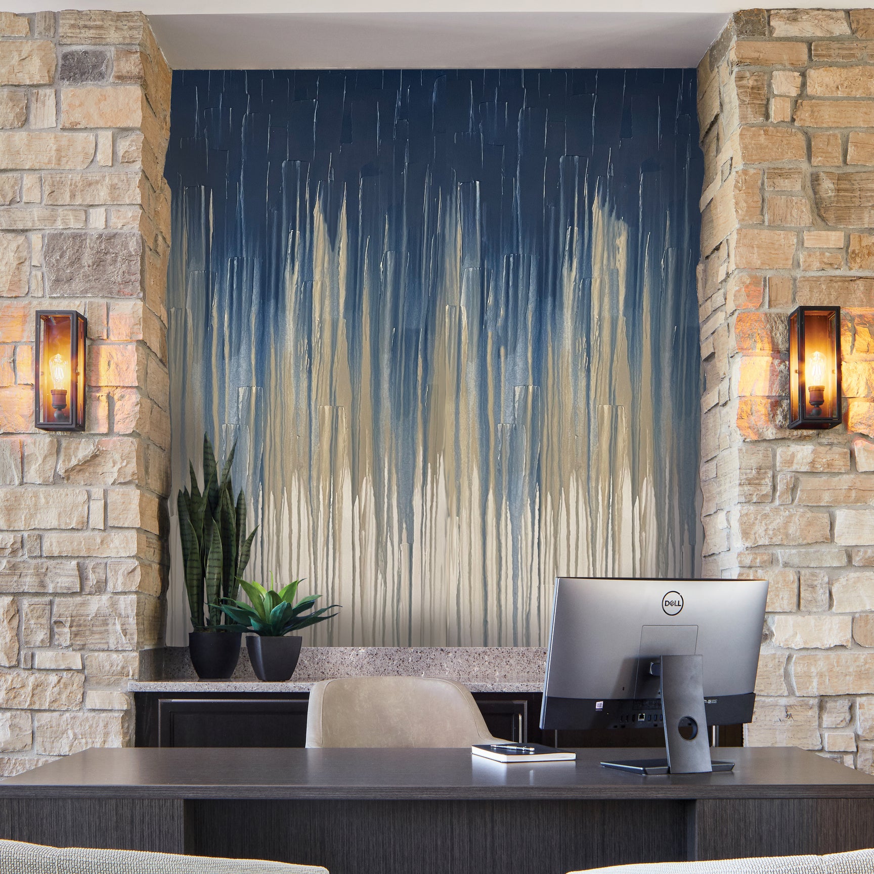 Vahallan Hand Painted Wallcoverings: Cascada